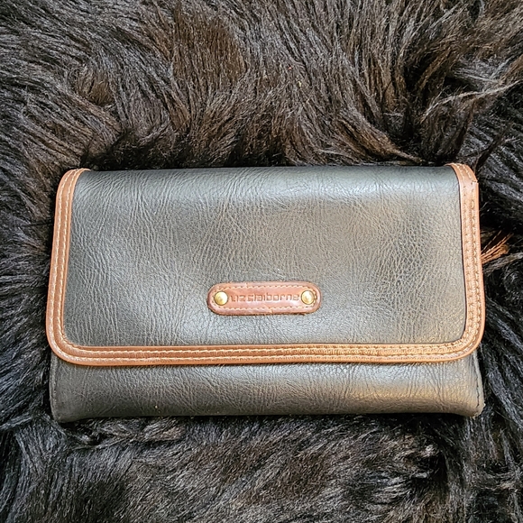 Liz Claiborne | Bags | Vintage Liz Claiborne Trifold Wallet Black With ...